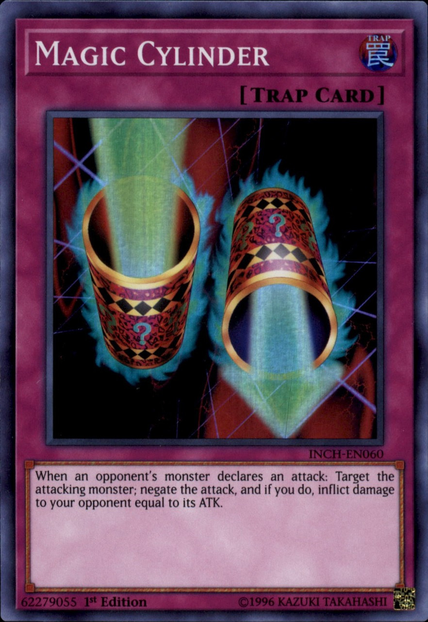 YuGiOh The Infinity Chasers Single Card Super Rare Magic Cylinder INCH ...