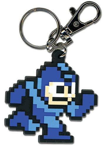 Mega Man 10 Retro 8-Bit Style Running Mega Man Keychain GE Animation ...