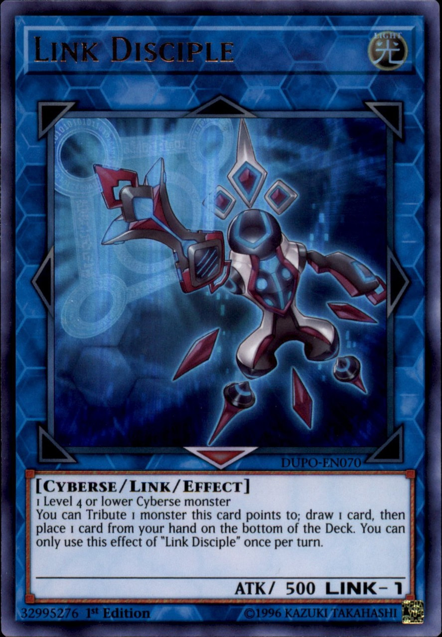 YuGiOh Duel Power Single Card Ultra Rare Link Disciple DUPO-EN070 - ToyWiz