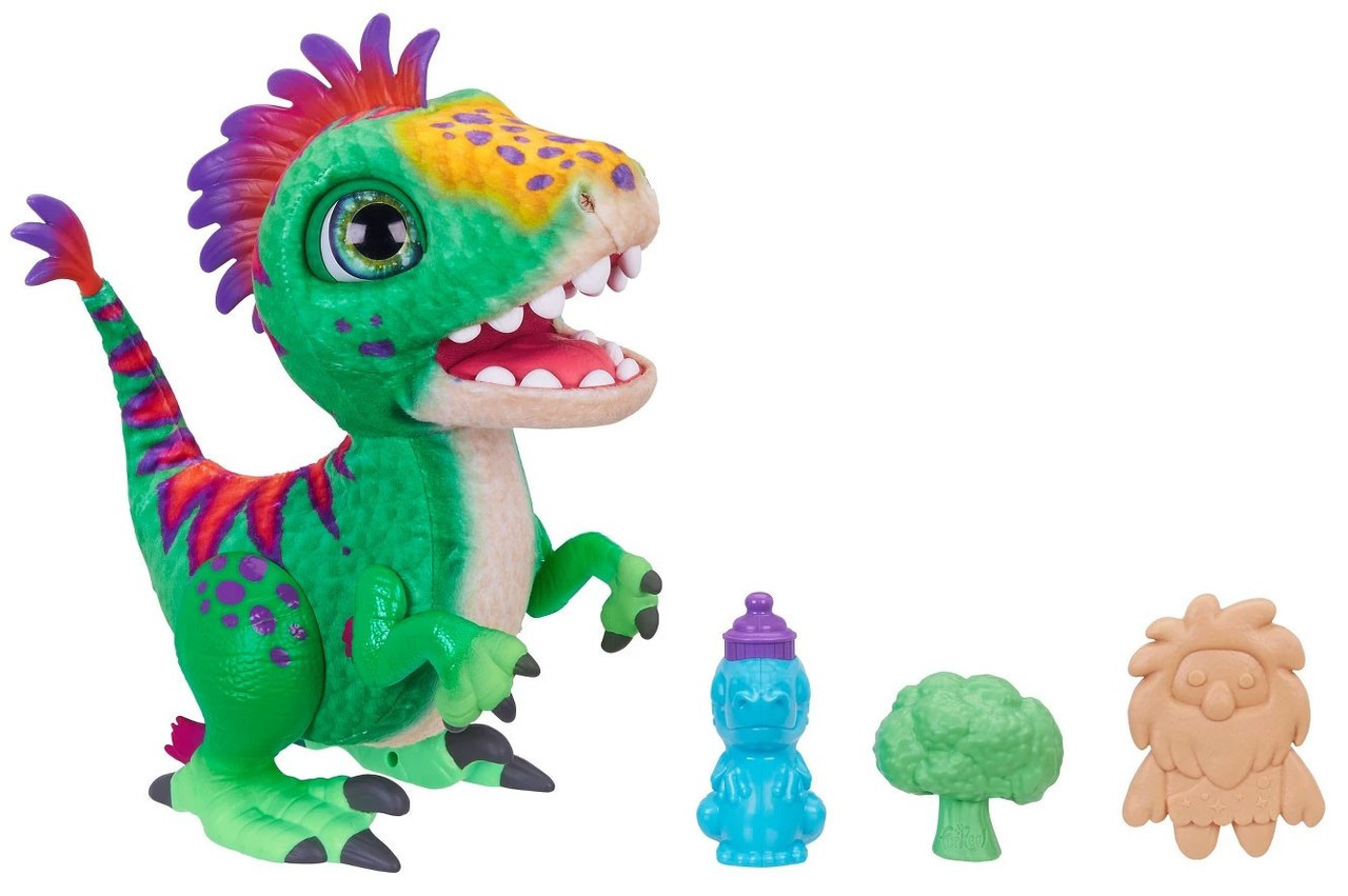 FurReal Friends Munchin Rex Dinosaur Plush Figure Hasbro Toys - ToyWiz