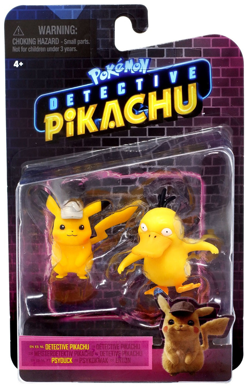 Pokemon Detective Pikachu Detective Pikachu Psyduck Mini Figure 2 Pack