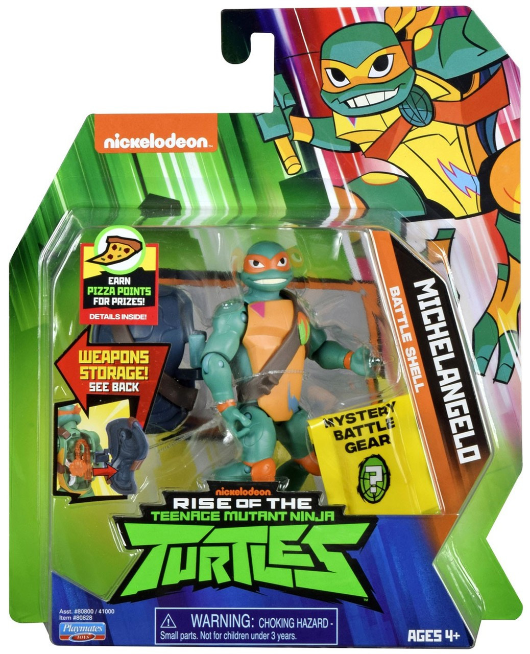 Teenage Mutant Ninja Turtles Rise of the TMNT Battle Shell Michelangelo ...
