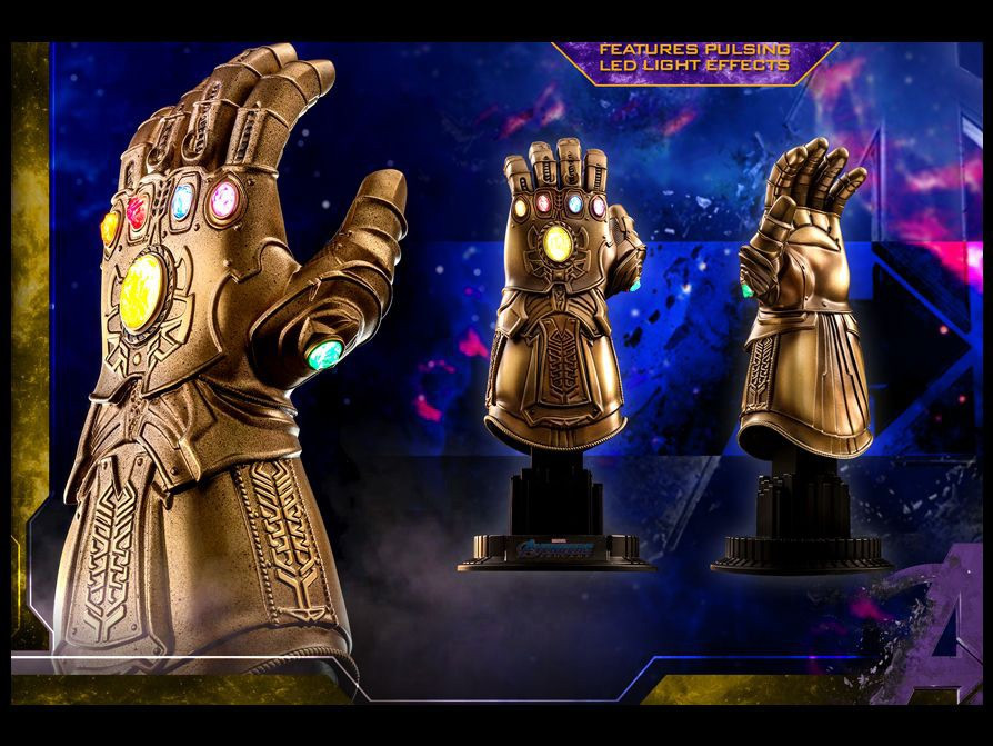 Marvel Avengers Endgame Infinity Gauntlet 14 Light-Up Replica Endgame ...