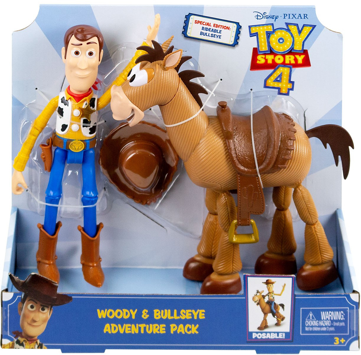 Toy Story 4 Adventure Pack Woody Bullseye Action Figure 2 Pack Mattel Toy Story 4 Adventure Pack Woody Bullseye Action Figure 2 Pack Mattel