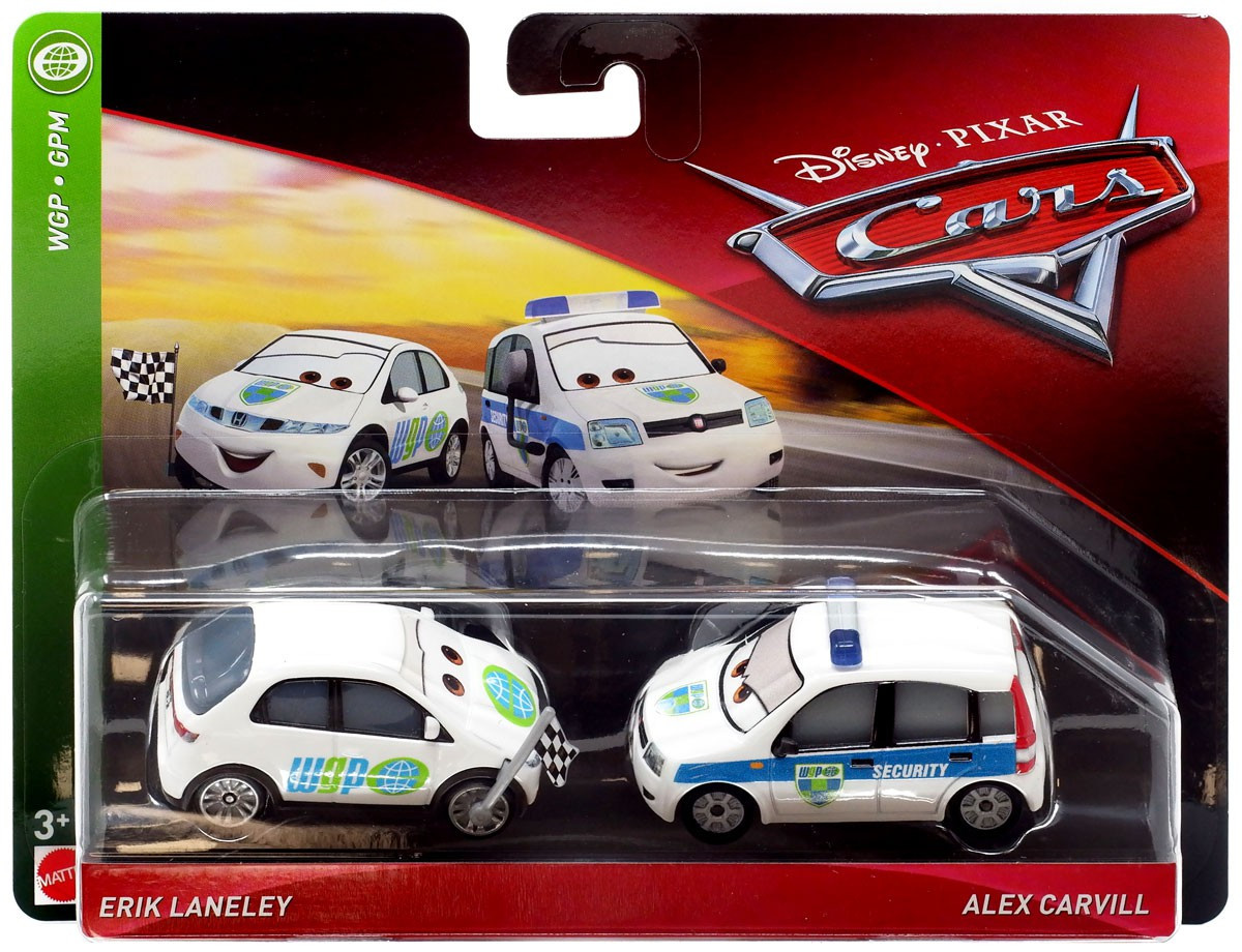 Disney Pixar Cars Cars 3 WGP Erik Laneley Alex Carvill 155 Diecast 2 ...