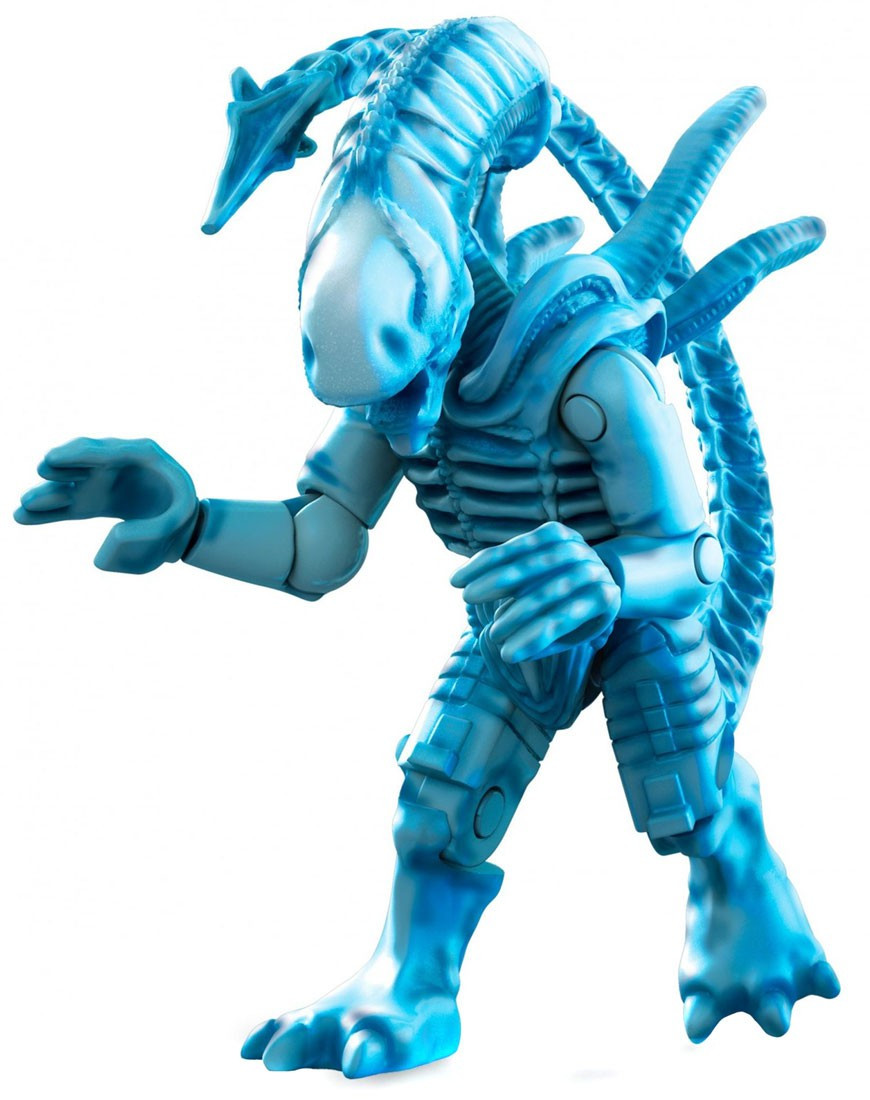 Aliens Heroes Series 5 Xenomorph Mini Figure Blue Mega Construx - ToyWiz