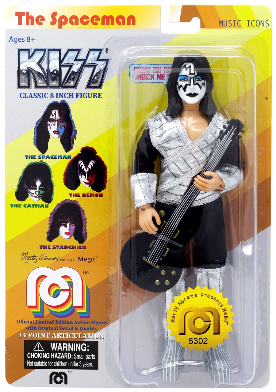 KISS Spaceman 8 Action Figure Love Gun Mego Corp - ToyWiz