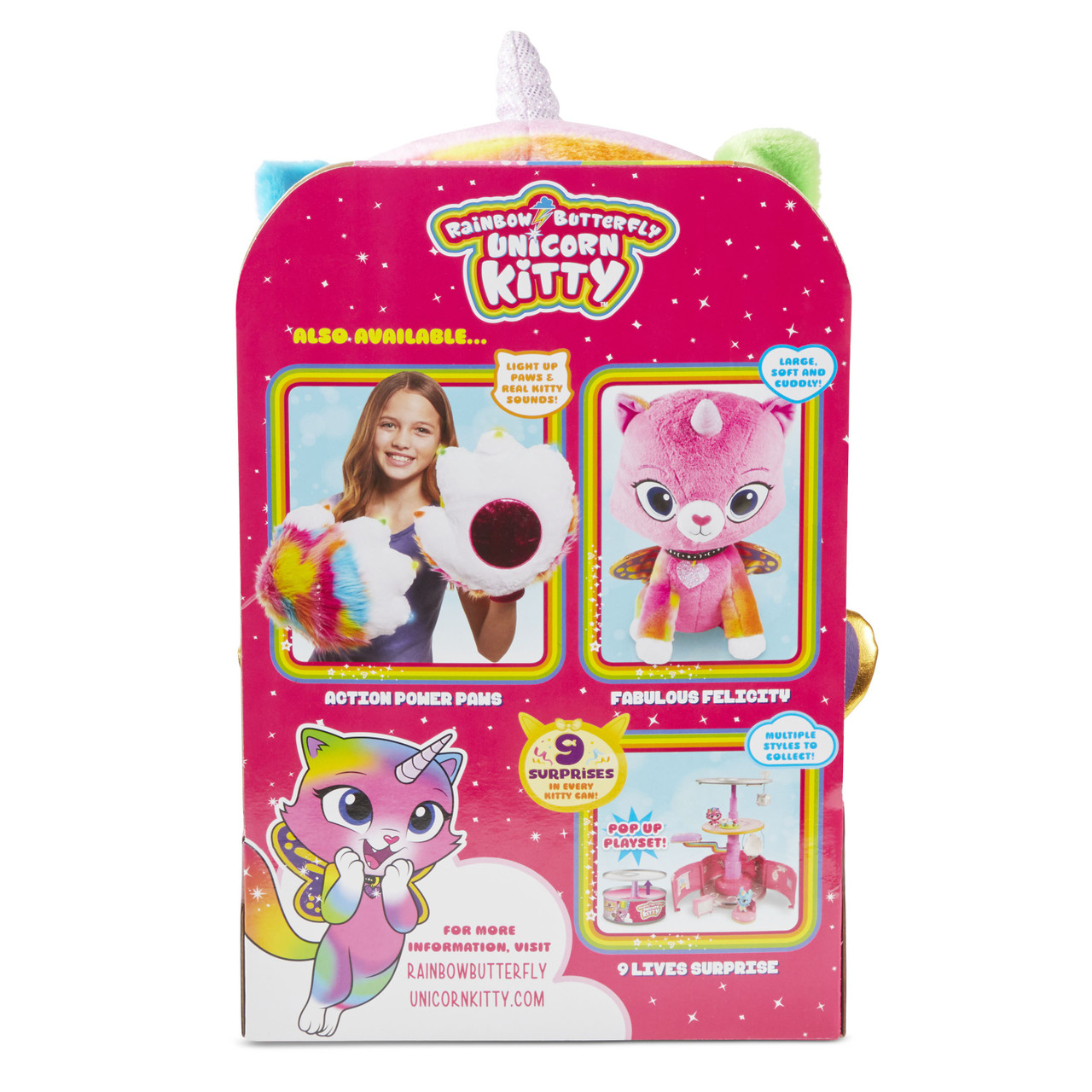 Nickelodeon Rainbow Butterfly Unicorn Kitty Mighty Meow Felicity ...