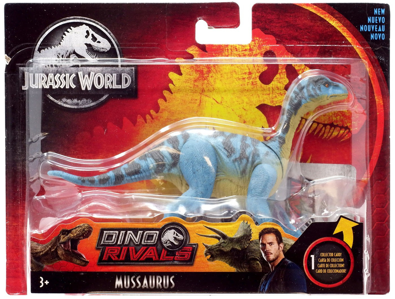 Jurassic World Fallen Kingdom Dino Rivals Mussaurus Action Figure ...