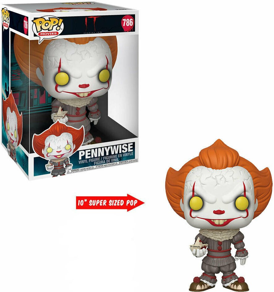 Funko IT Movie Chapter 1 POP Movies Pennywise with Boat 10 Vinyl Figure ...