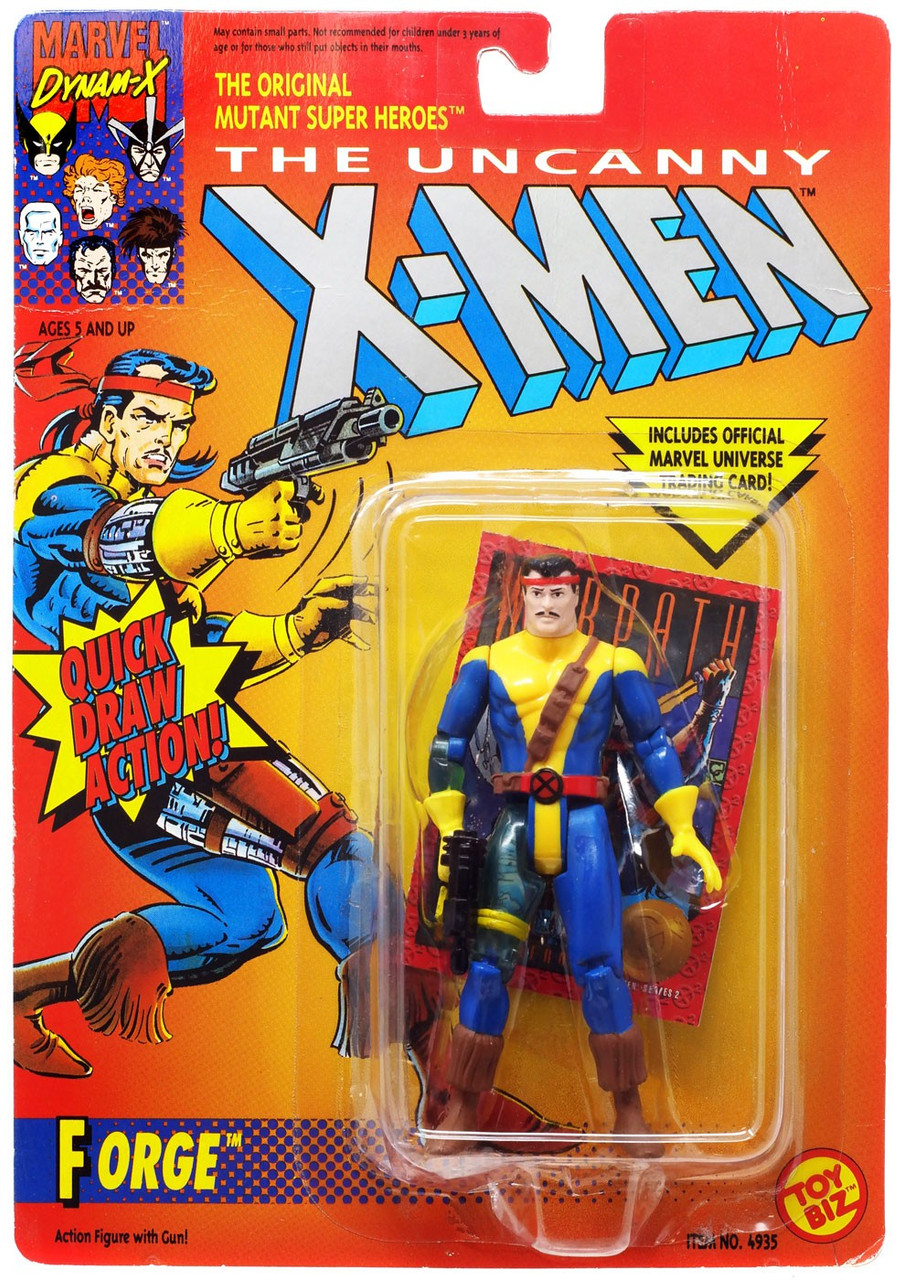 Marvel X-Men The Uncanny X-Men Forge Action Figure Moderate shelf wear ...