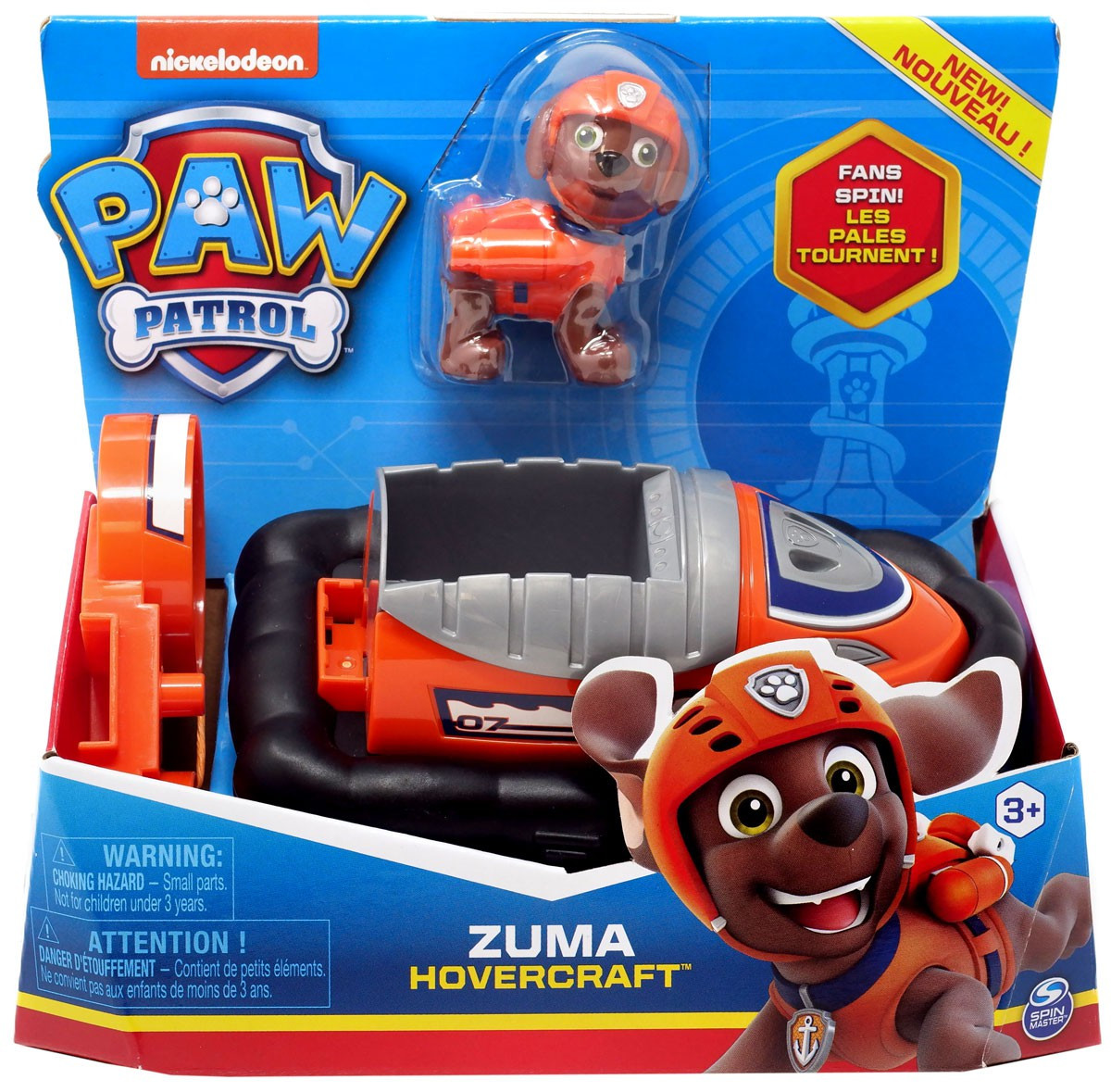 Paw Patrol Zuma Hovercraft Vehicle Spin Master - ToyWiz