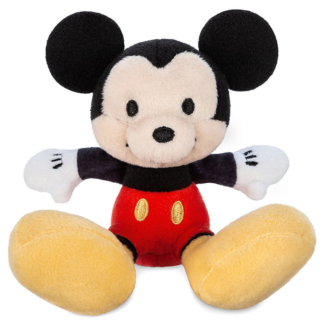 Disney Tiny Big Feet Mickey Mouse Exclusive 4 Micro Plush Smile - ToyWiz