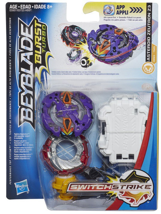 Beyblade Burst Turbo Switchstrike Asteroid Zeutron Z3 Starter Pack ...