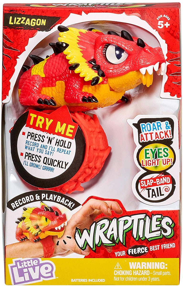 Little Live Pets Wraptiles Lizzagon Figure Moose Toys - ToyWiz