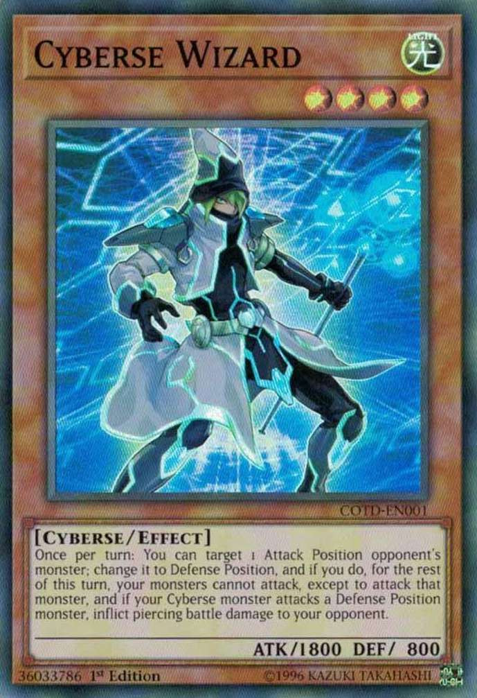 YuGiOh Code of the Duelist Single Card Super Rare Cyberse Wizard COTD ...