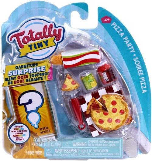 Totally Tiny Fun Pizza Party Mini Food Play Set Surprise Slimy Ooze ...