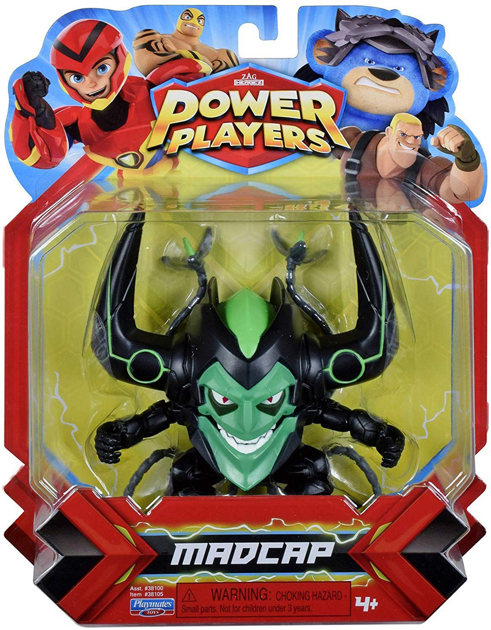 Zag Heroez Power Players Madcap Action Figure Playmates - ToyWiz