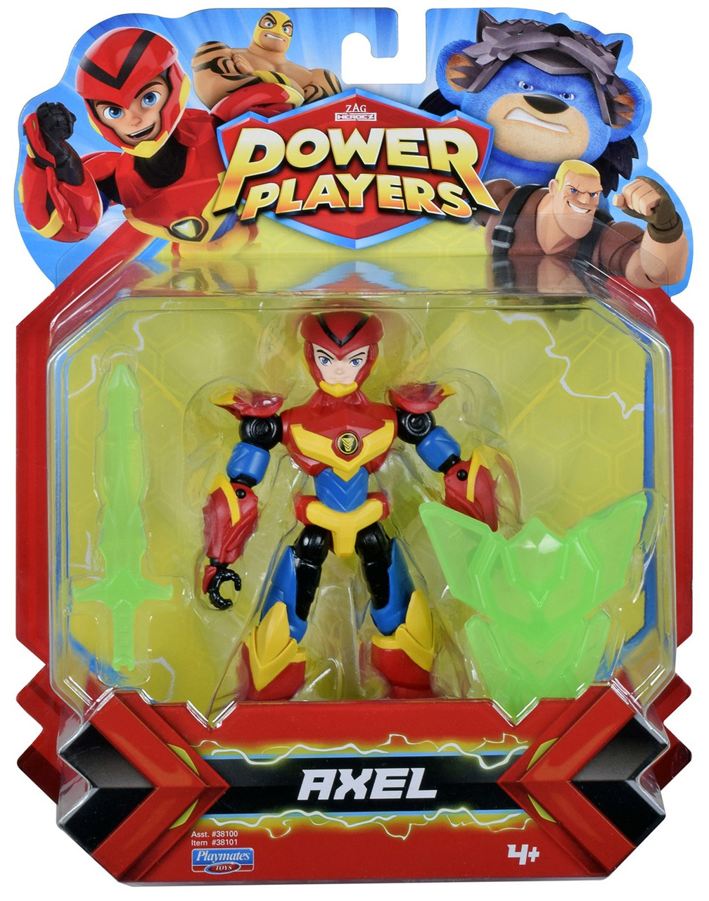 Zag Heroez Power Players Axel Action Figure Playmates - ToyWiz