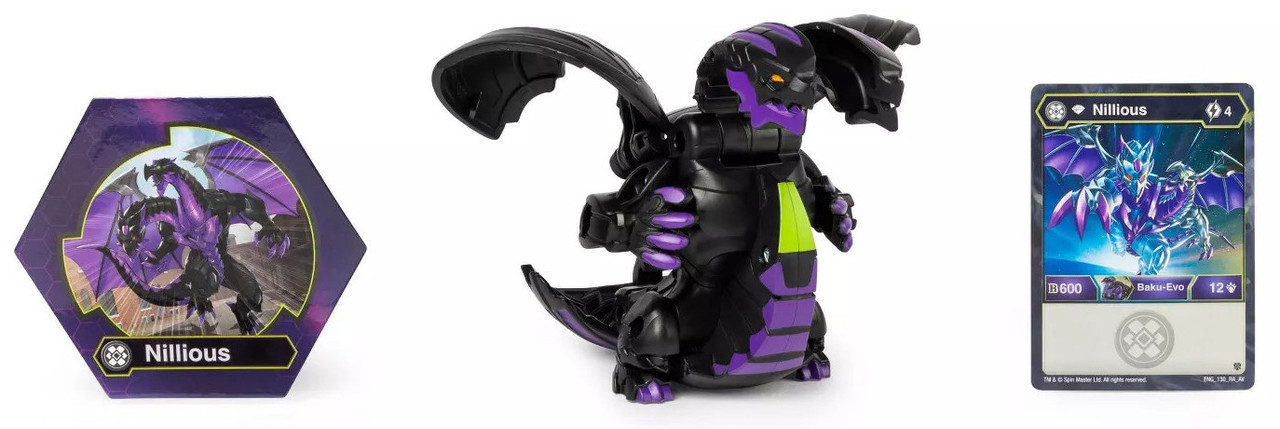 Bakugan Armored Alliance Deka Nillious Figure Jumbo Bakucore Spin Master - ToyWiz