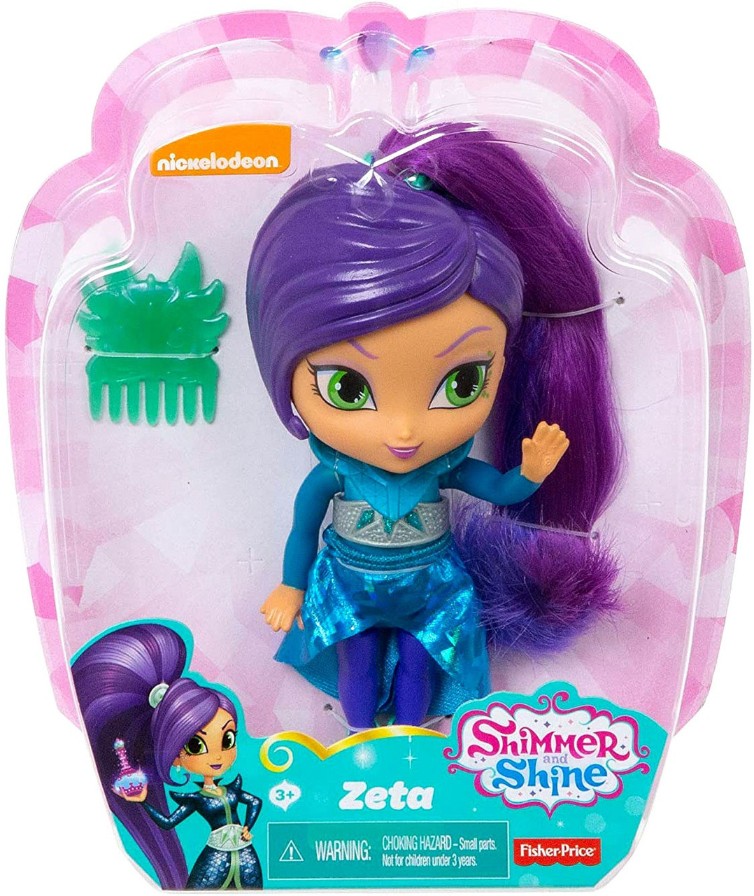 Fisher Price Shimmer Shine Zahramay Skies Zeta 6 Basic Doll - ToyWiz