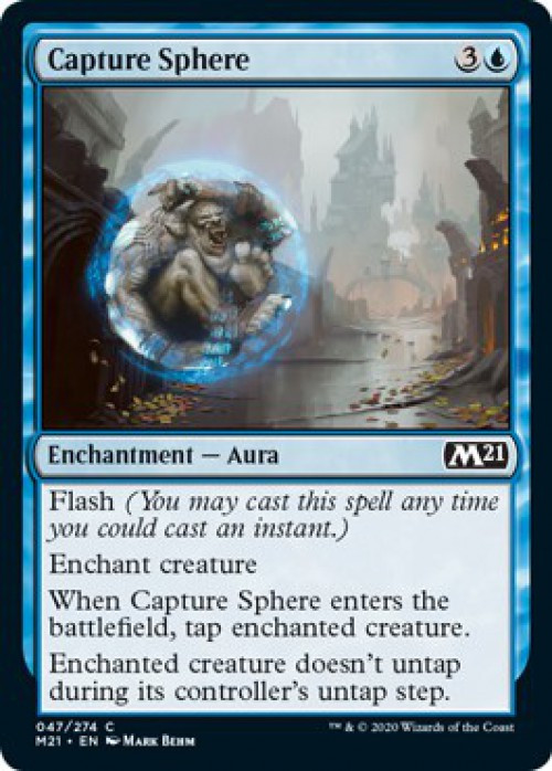 Magic The Gathering 2021 Core Set Single Card Common Capture Sphere 47 ...