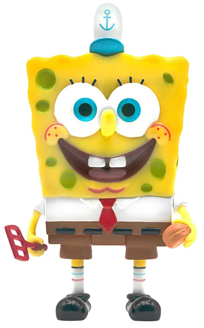 ReAction Spongebob Squarepants Spongebob 3.75 Action Figure Super7 - ToyWiz
