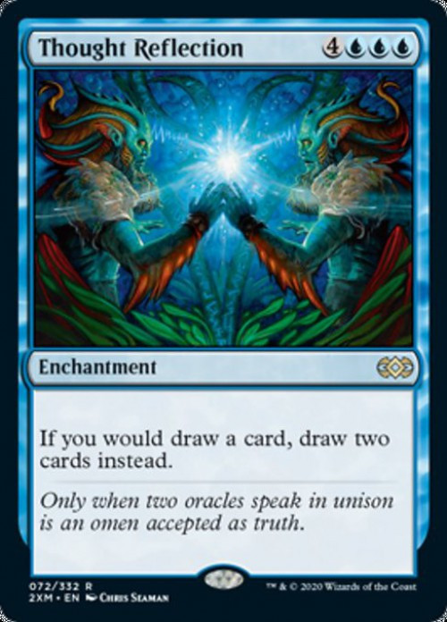 Magic The Gathering Double Masters Single Card Rare Thought Reflection ...
