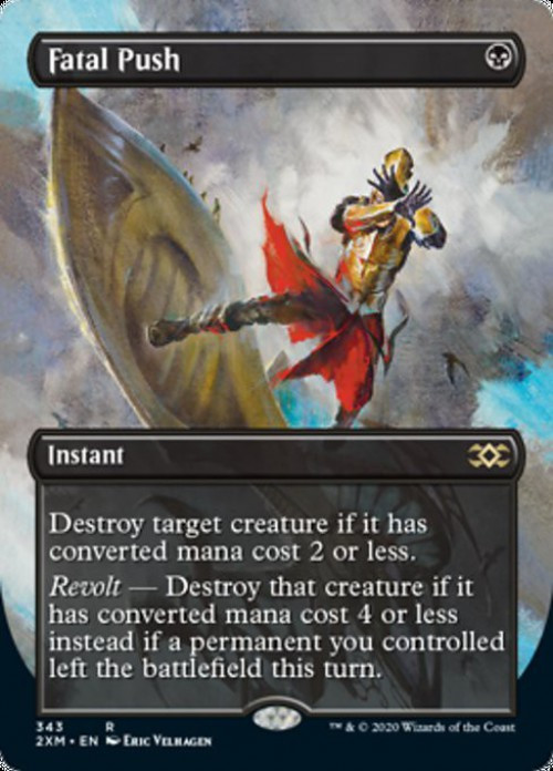 Magic The Gathering Double Masters Single Card Rare Fatal Push 343 ...