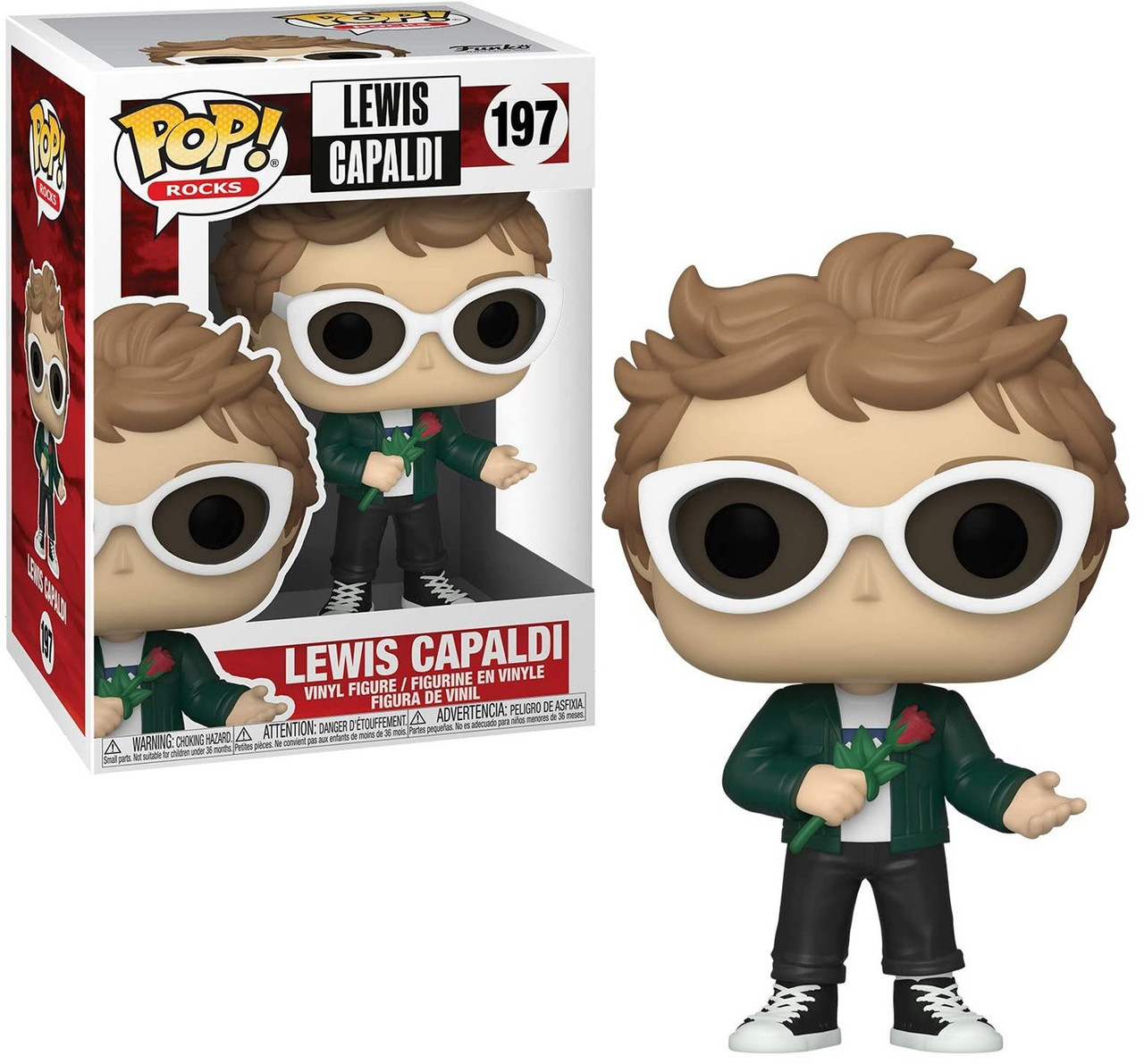 Funko Lewis Capaldi POP Rocks Lewis Capaldi Vinyl Figure 197 - ToyWiz