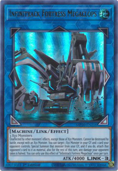 YuGiOh 2020 Tin of Lost Memories Single Card Ultra Rare Infinitrack ...