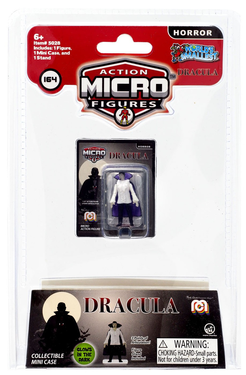 Worlds Smallest Mego Action Micro Figures Dracula 1.25 Micro Figure ...