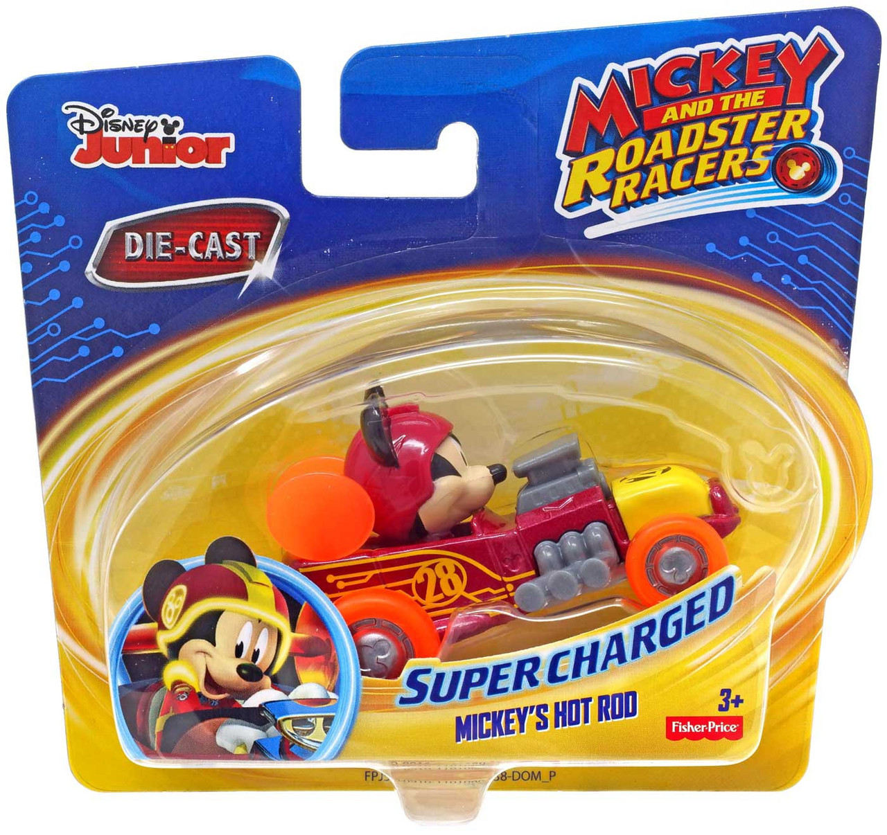 Fisher Price Disney Mickey Roadster Racers Mickeys Hot Rod Diecast ...