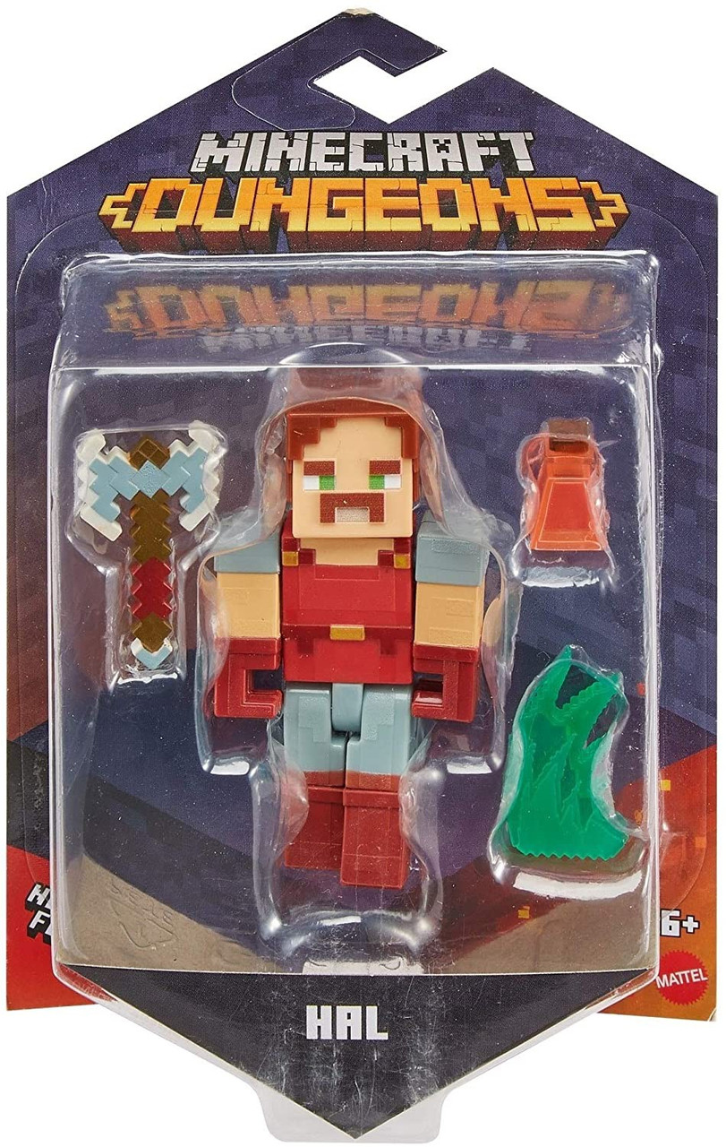 Minecraft Dungeons Hal 3.25 Action Figure Mattel Toys - ToyWiz