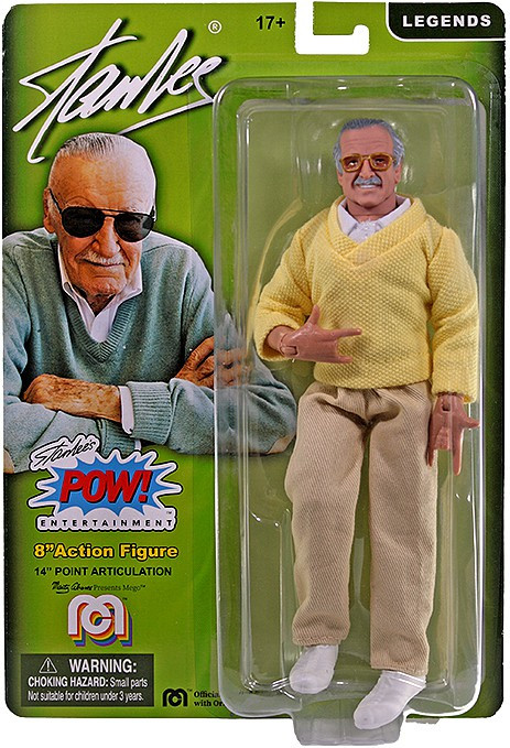 Marvel Stan Lee 8 Action Figures Web Hands Mego Corp - ToyWiz