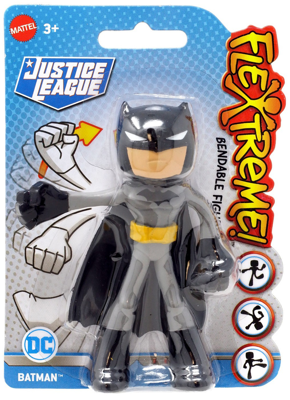 DC Justice League Flextreme Batman 4 Action Figure Black Mattel - ToyWiz
