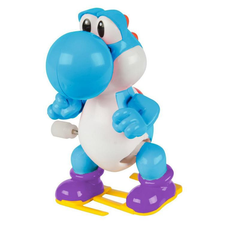 Super Mario Blue Yoshi Wind Up Figure Loose Tomy - ToyWiz