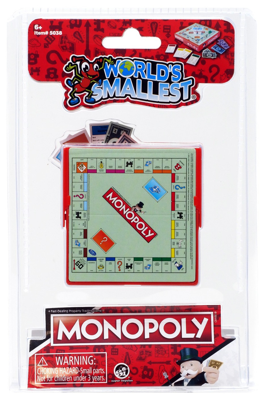 Monopoly Worlds Smallest Monopoly Super Impulse - ToyWiz