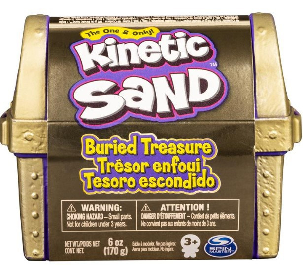 Kinetic Sand Buried Treasure 6 Ounce Chest Pack Spin Master - ToyWiz