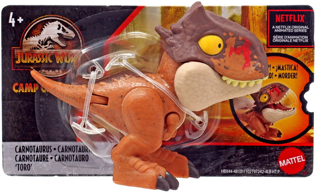 Jurassic World Snap Squad Carnotaurus Mini Figure Mattel Toys - ToyWiz