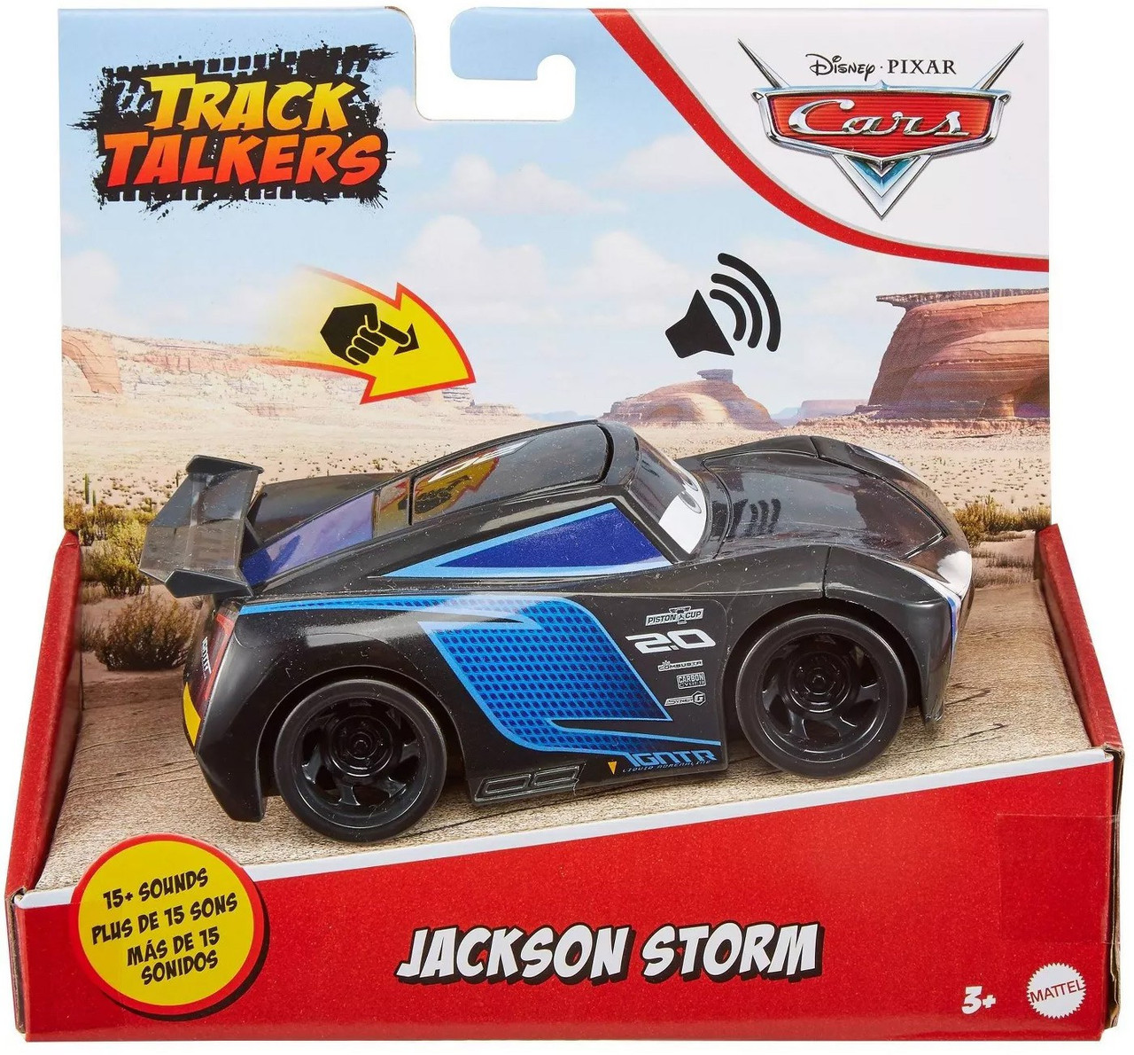 Disney Pixar Cars Cars 3 Track Talkers Jackson Storm Vehicle Mattel ...