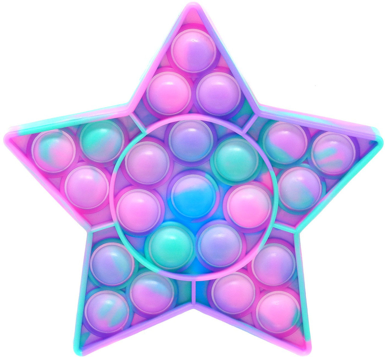 Bubble Poppers Star Fidget Toy Random Color The Toy Network - ToyWiz