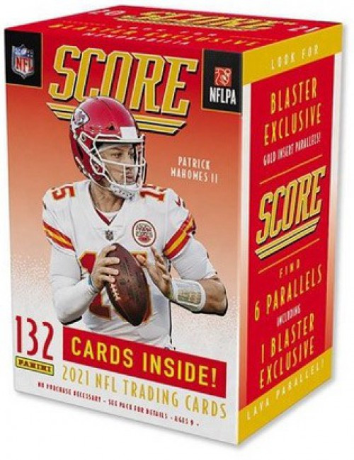 NFL 2021 Score Football Trading Card BLASTER Box 11 Packs Panini - ToyWiz