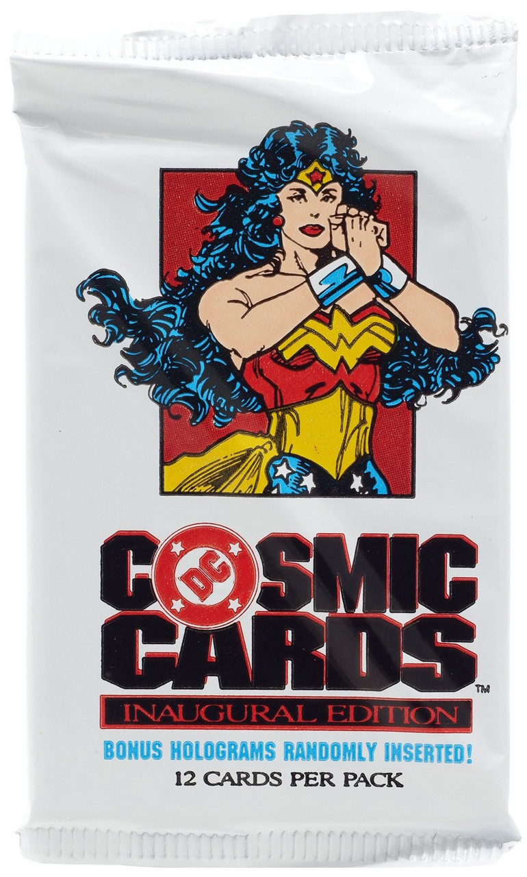 DC Inaugural Edition Cosmic Cards Trading Card Box 12 Cards Impel - ToyWiz