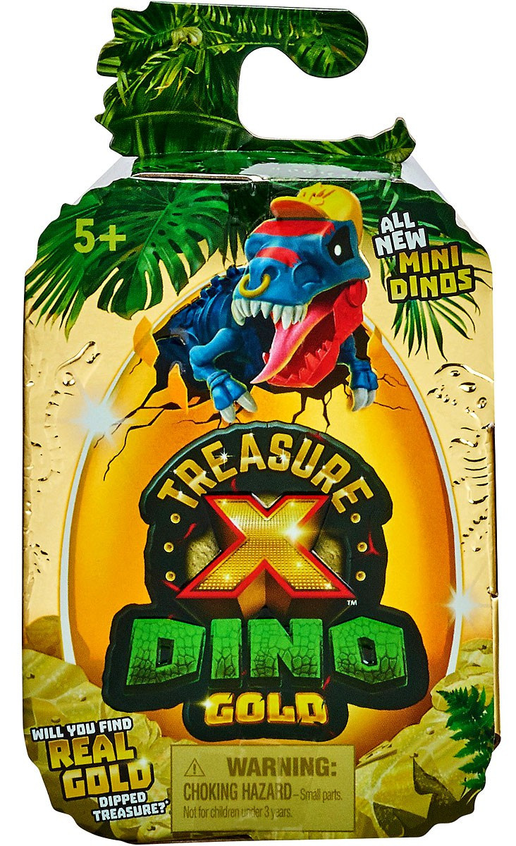 Treasure X Dino Gold Series 2 Mini Dinos Mystery Pack 1 RANDOM Dinosaur ...