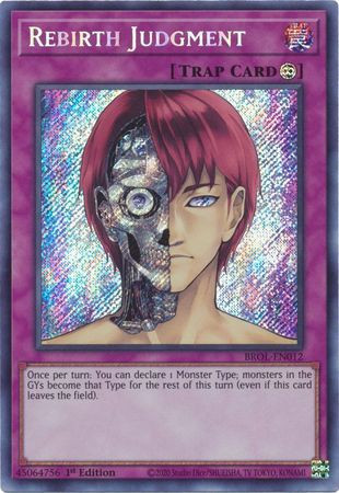 YuGiOh Brothers of Legend Single Card Secret Rare Rebirth Judgment BROL ...