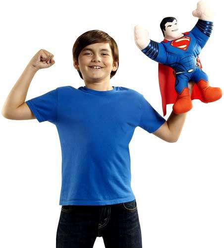 Superman Man of Steel Hero Buddies Superman Plush Talking Mattel Toys ...