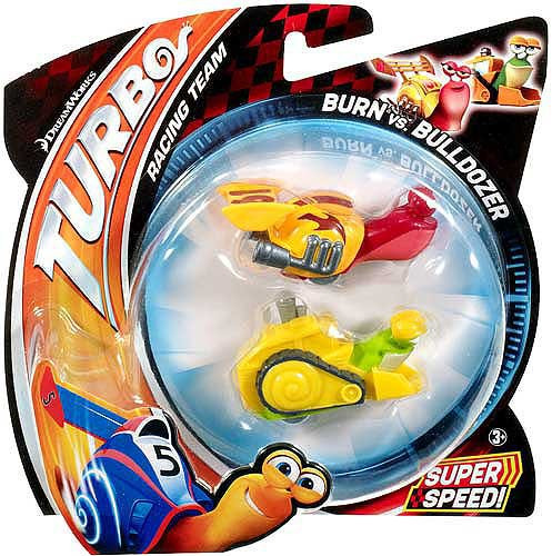 Turbo Burn vs. Bulldozer Vehicle 2-Pack Mattel Toys - ToyWiz