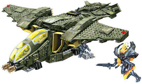 Mega Bloks Halo UNSC Pelican Gunship Set 97129 - ToyWiz