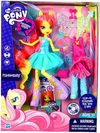 My Little Pony Equestria Girls Rainbow Rocks Deluxe Fluttershy 9 Doll ...